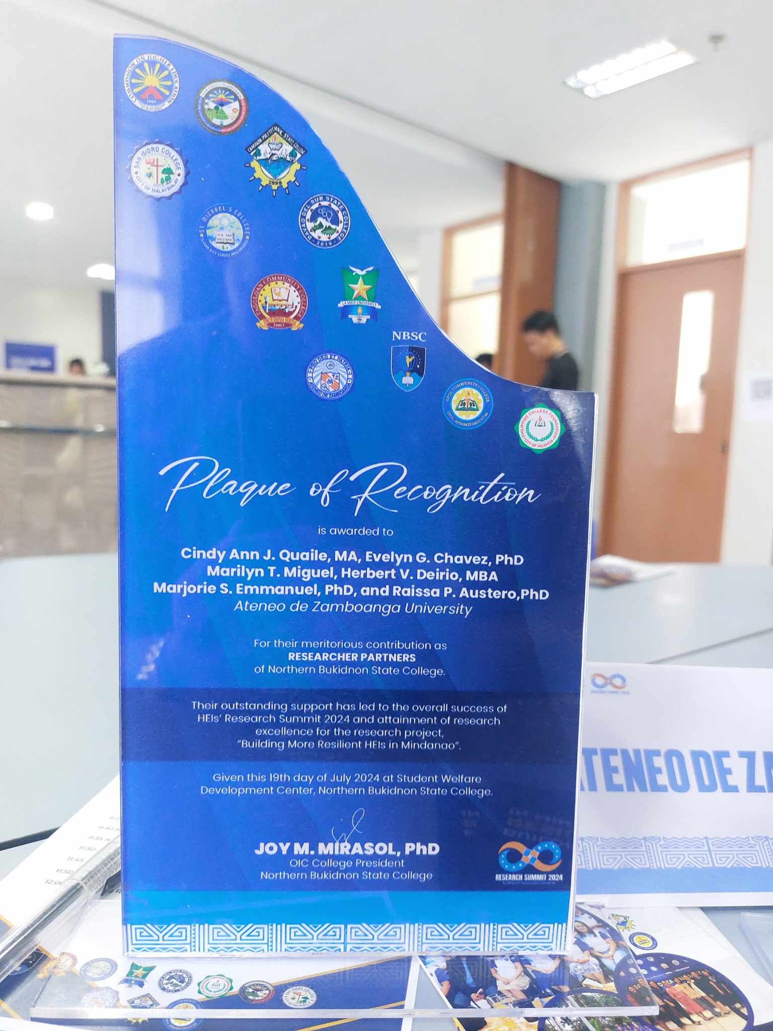 COMPLETED RESEARCH – AdZU University Research Office