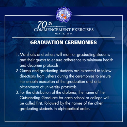 70th Commencement Exercises Graduation Guidelines – Ateneo de Zamboanga ...