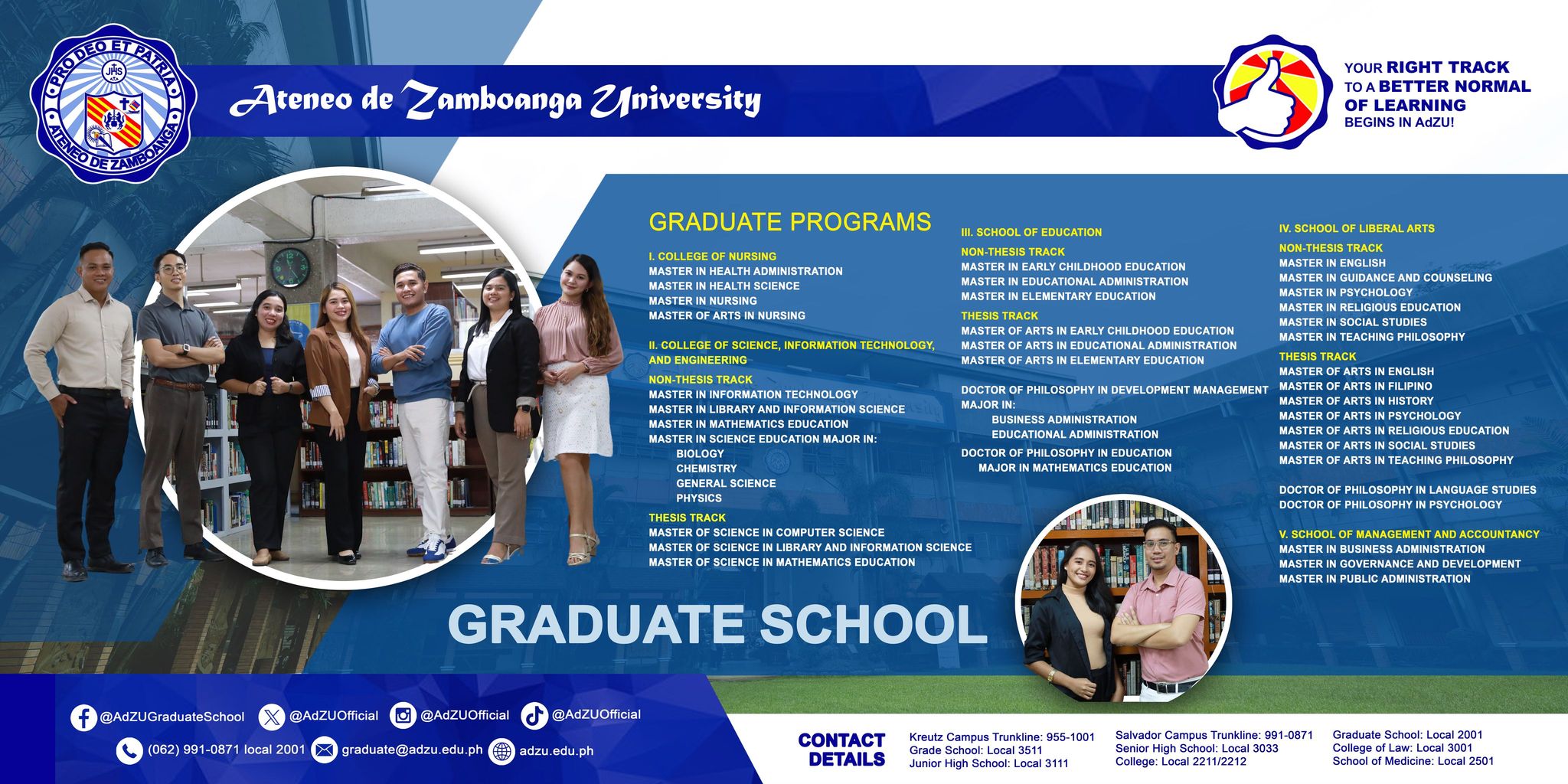 Graduate School (Grad S) – Ateneo de Zamboanga University